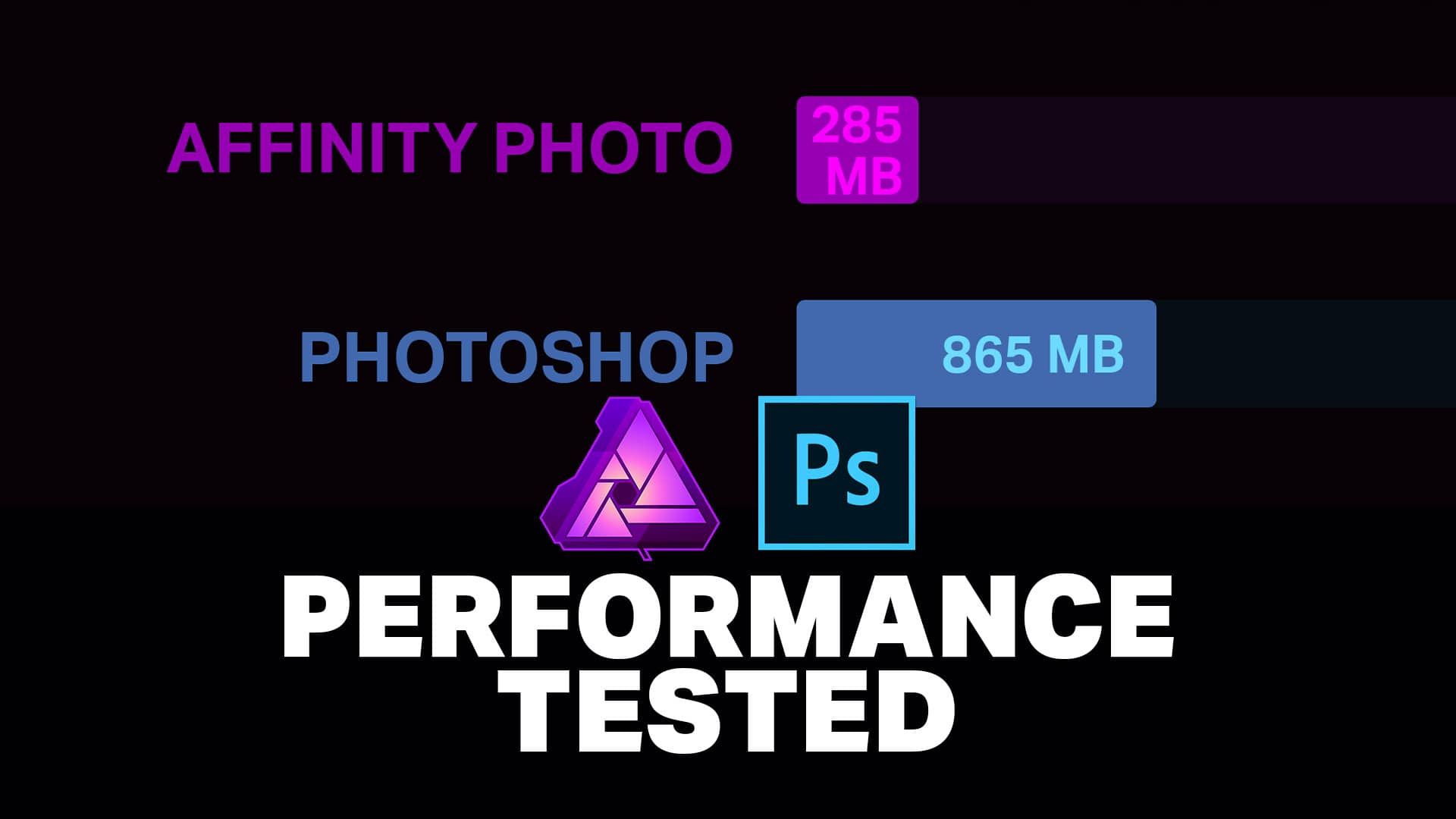 Affinity Photo vs Photoshop Benchmark | Denny's Tips
