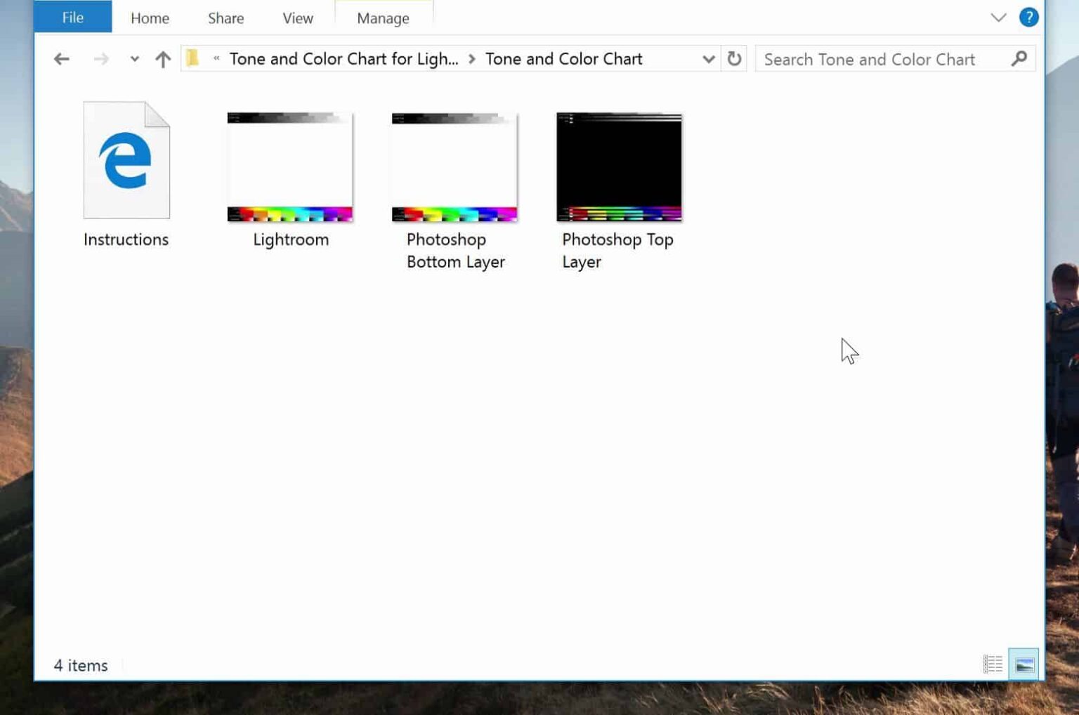 Photoshop Color Grading Chart | Denny's Tips