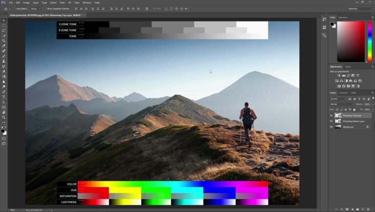 Photoshop Color Grading Chart | Denny's Tips